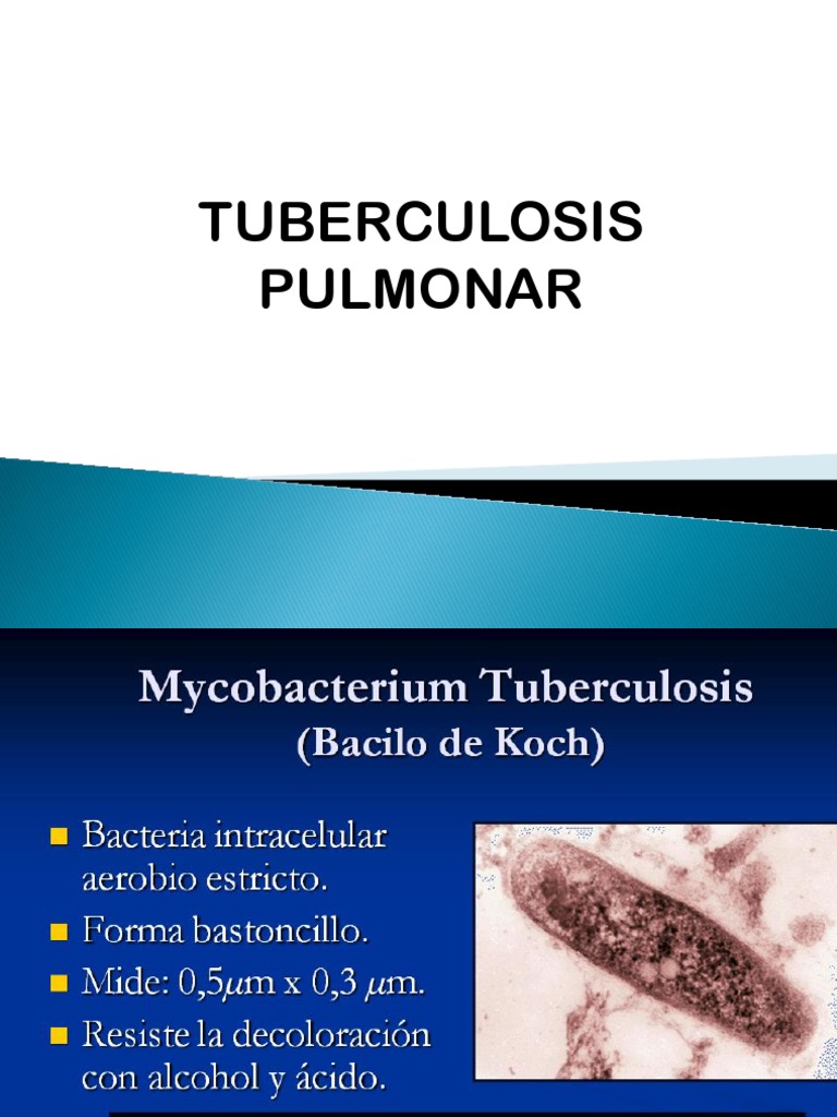 Tuberculosis Pulmonar | PDF