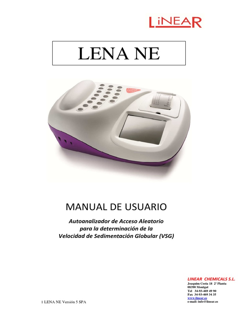Lena Ne Spanish v5 | PDF | Teclado | Impresora (Computación)