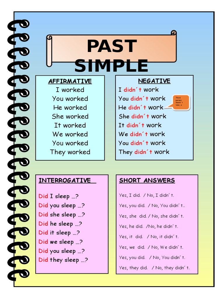 Past Simple Grammar | PDF