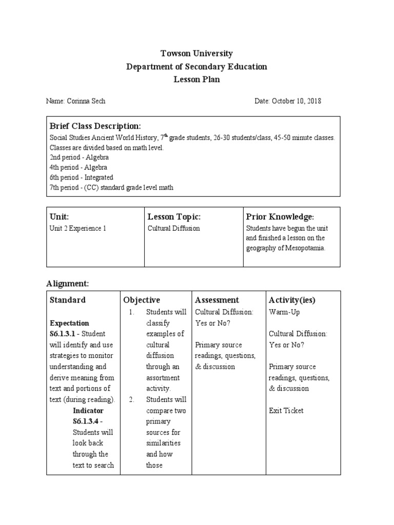 Lesson Plan 10 2f10 2f18 | PDF | Epic Poetry | Epic Of Gilgamesh