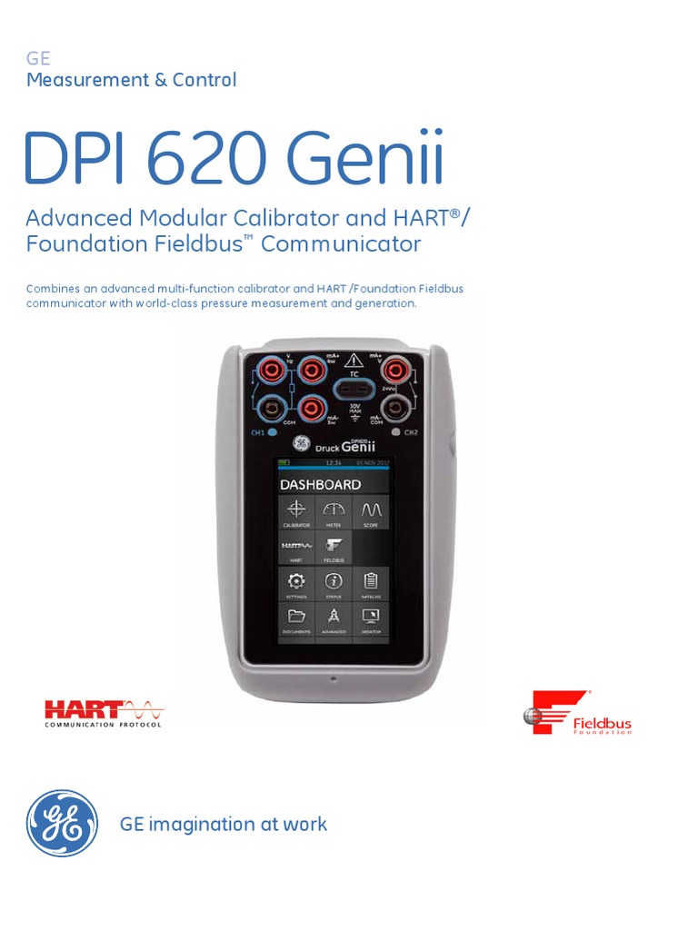 Dpi 620 Genii Catalogo 1 | PDF | Calibration | Thermocouple