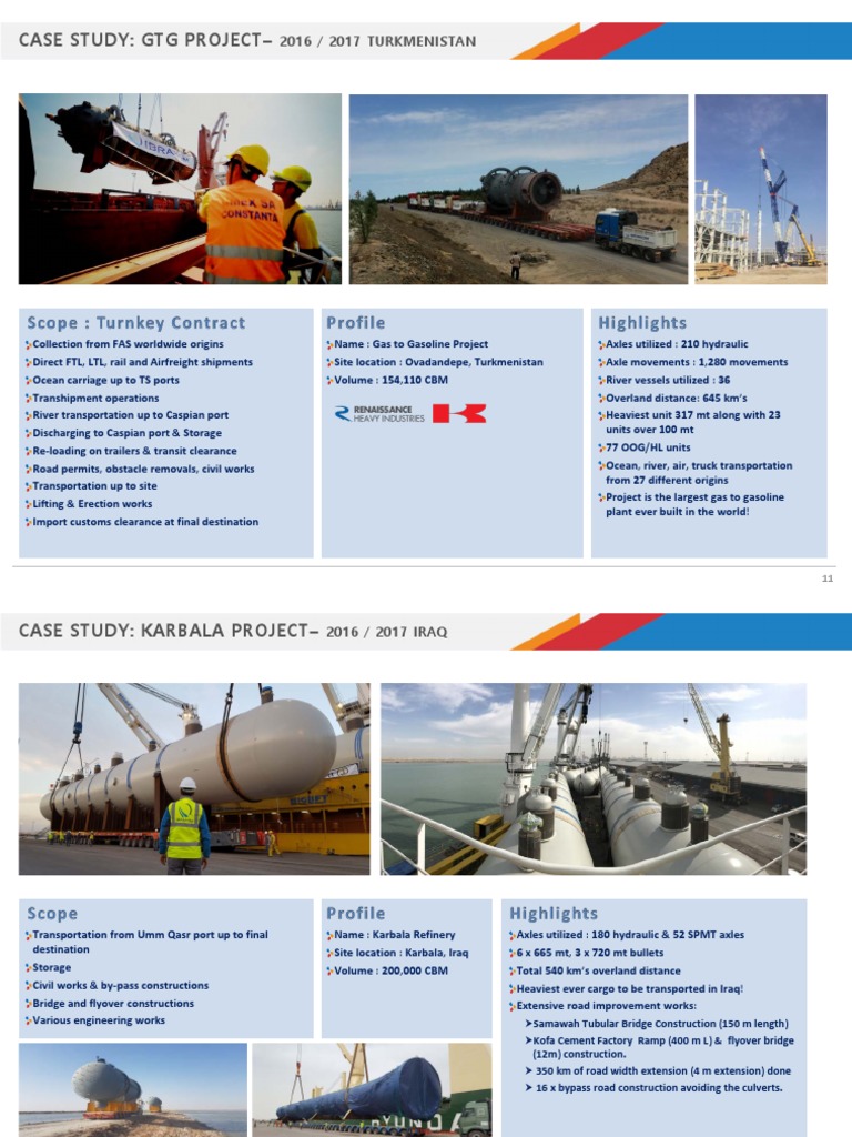 CJ Icm Logistics Oil Gas | PDF | Turkmenistan | Transport