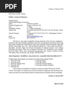 Surat Lamaran Kerja Lengkap Menggunakan CANVA | PDF | Komputer