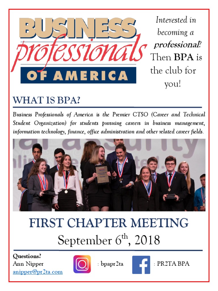 Bpa Flyer | PDF