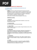 Estructura y partes de un oficio | PDF
