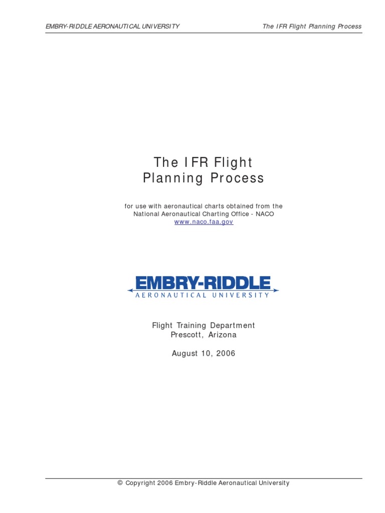 The IFR Flight Planning Process PDF | PDF | Instrument Flight Rules ...