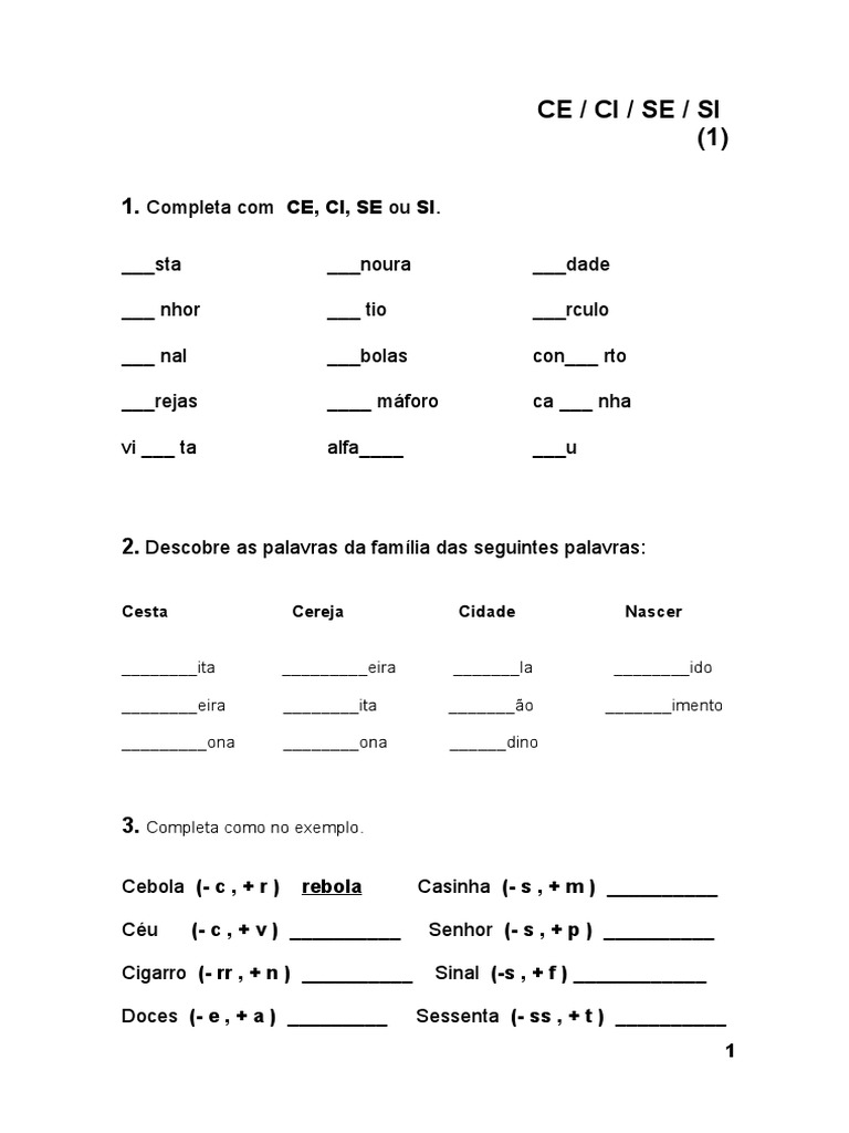 Ce - Ci - Se - Si | PDF