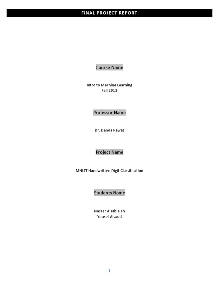 Project Report | PDF | Deep Learning | Cybernetics Project Report | PDF | Deep Learning | Cybernetics