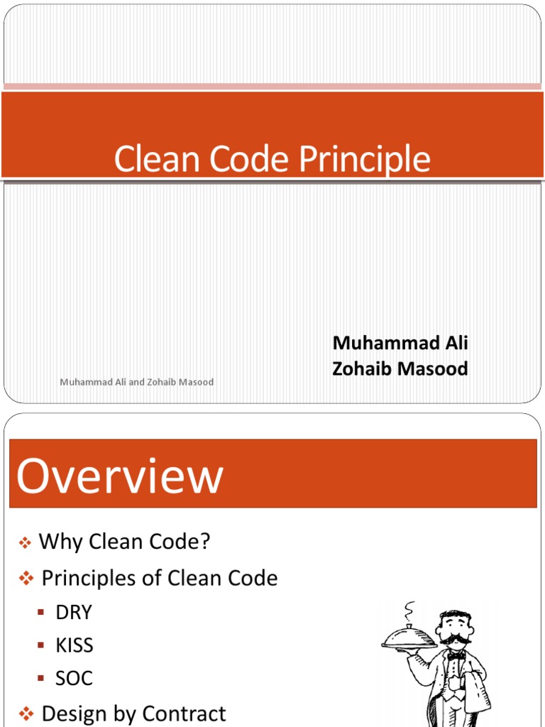 Clean Code Principles by Masood & Ali | PDF | Design | Computer Programming