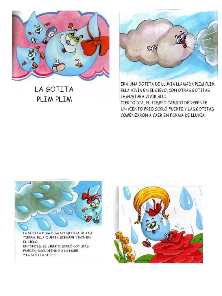 Cuento Gotita Plin Plin | PDF