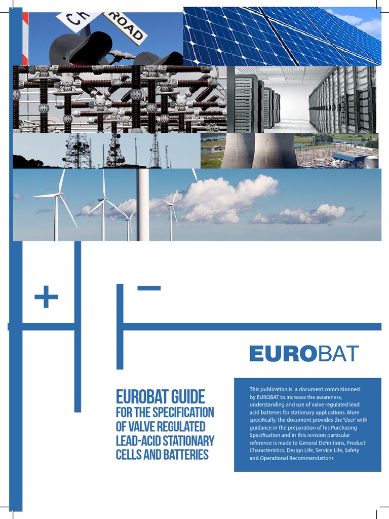 Eurobat Guide On Vrla Hires | PDF | Electric Power | Electromagnetism
