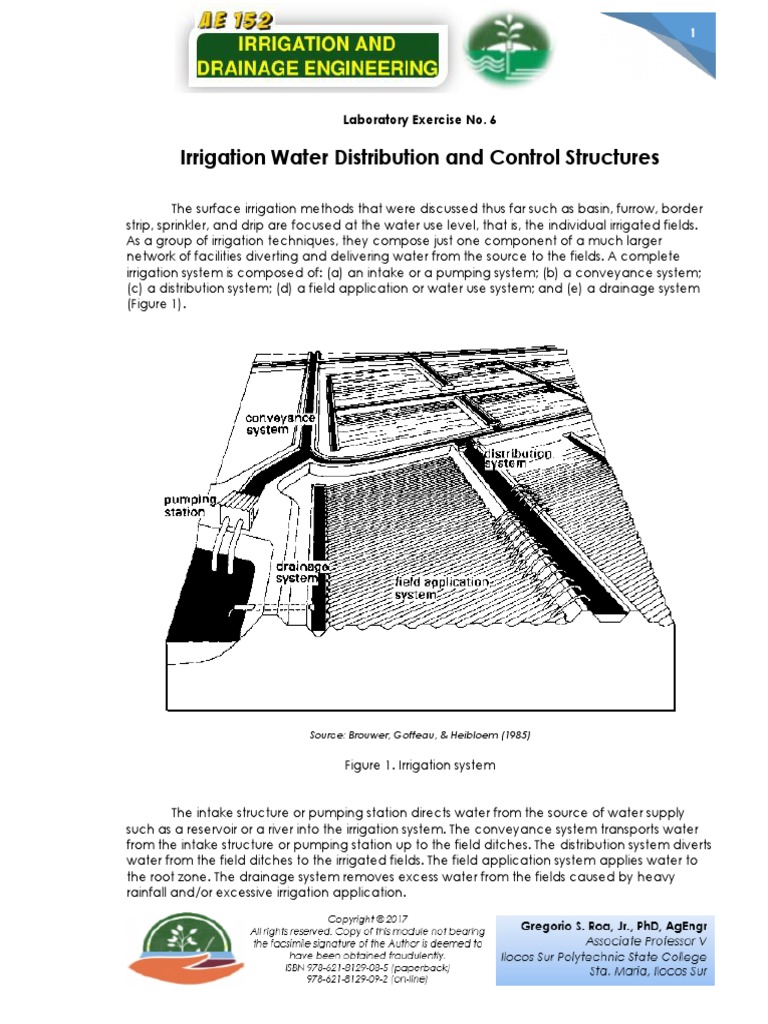 Irrigation Water Distribution Structures | PDF | Irrigation | Environment