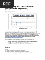 Koefisien Determinasi R Square Dalam Analisis Regresi Linear | PDF