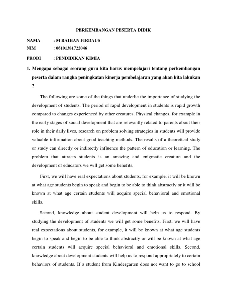 Uas PPD | PDF | Homework | Teaching Method