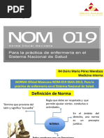 NORMA Oficial Mexicana NOM-019-SSA3-2013, para La Práctica de Enfermería en El Sistema Nacional ...
