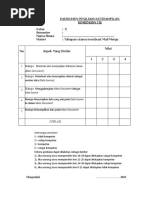 Contoh Rubrik Dan Lembar Penilaian Pengetahuan | PDF