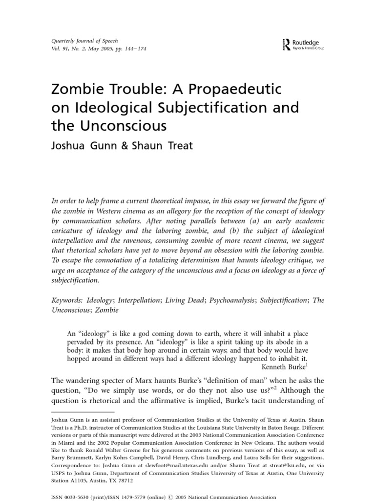 Zombie | PDF