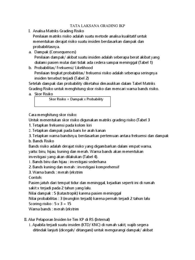 Cara Grading Ikp | PDF | Teknologi & Rekayasa
