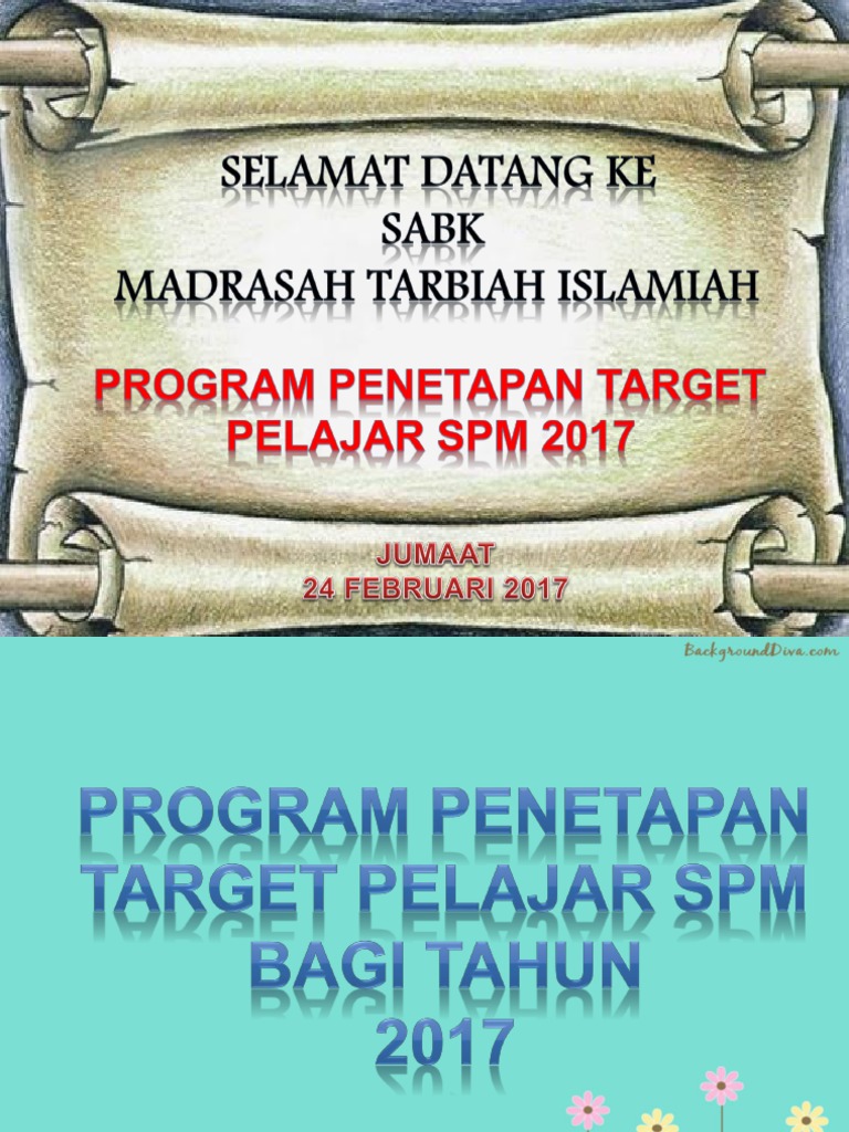 Penetapan Target SPM 2017 | PDF