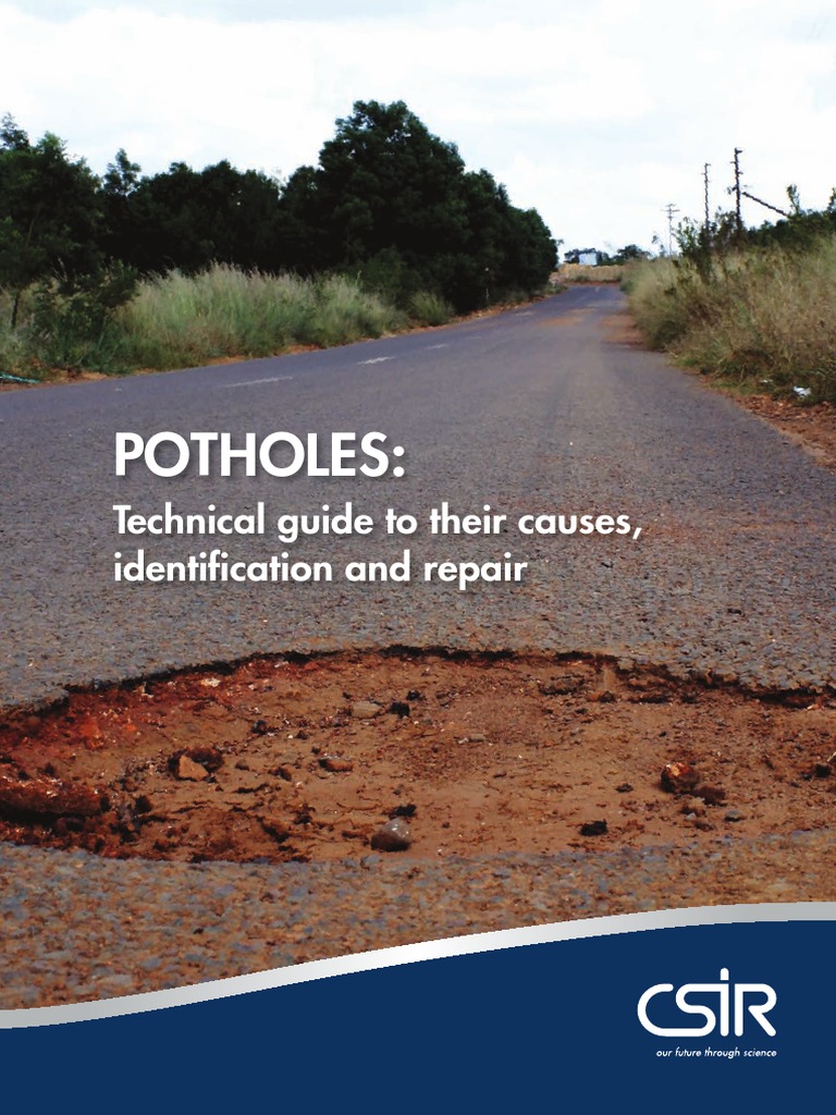 Potholes:: Technical Guide To Their Causes, Identification and Repair ...