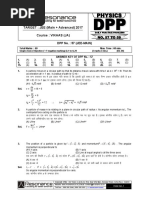 Rotational Motion (Practice Questions) | PDF | Rotation Around A Fixed Axis | Torque