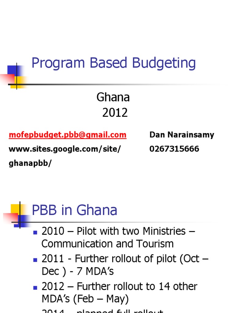 Session 1 Introduction To Program Budgeting | PDF | Public Finance | Budget