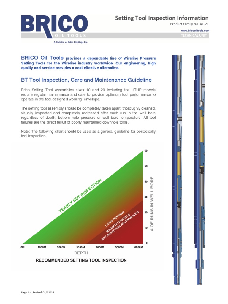 Brico Setting Tool Maintenance Guide | PDF | Piston | Cylinder (Engine)