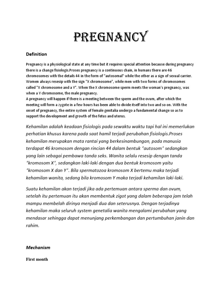 Pregnancy | PDF | Fetus | Pregnancy