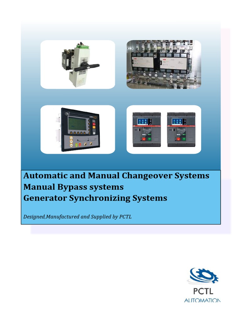 Automatic and Manual Changeover Systems | PDF | Switch | Electrical Wiring