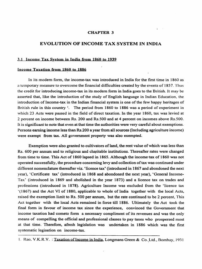 Evolution of Income Tax | PDF | Tax Exemption | Tax Rate