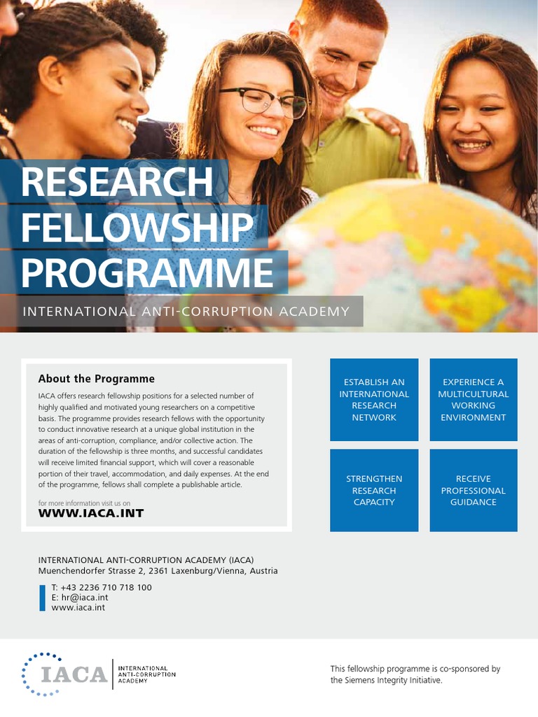 Research Fellowship Flyer | PDF | Economies | Public Sphere