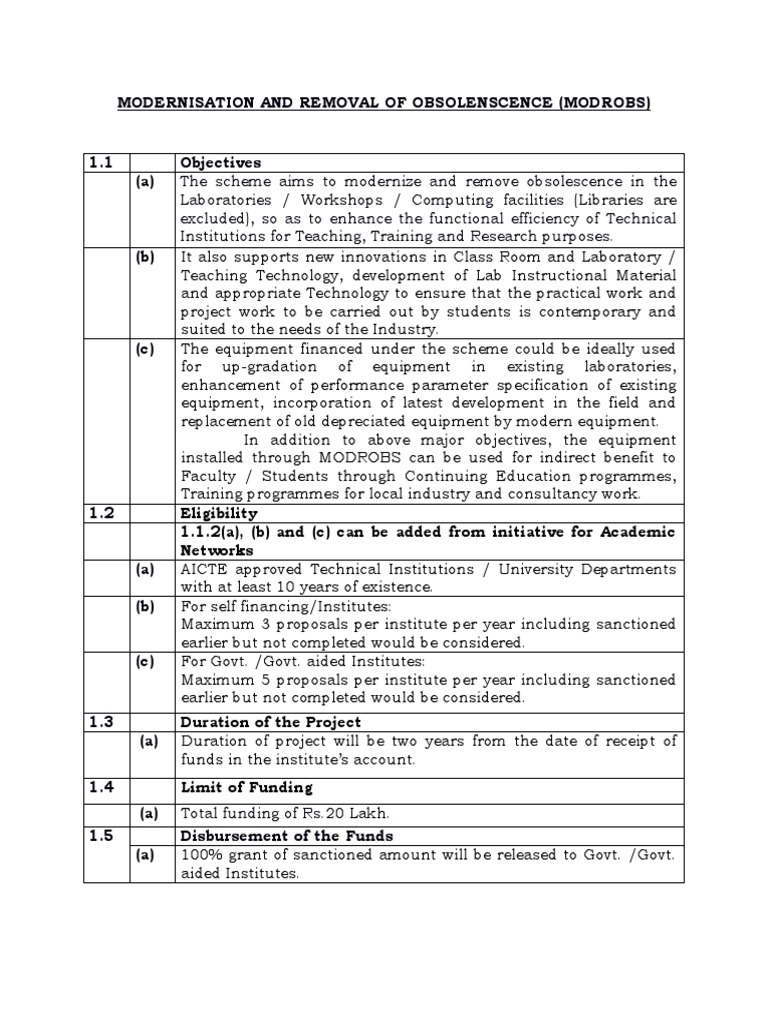 Modernizing Laboratories and Removing Obsolescence: Guidelines for ...
