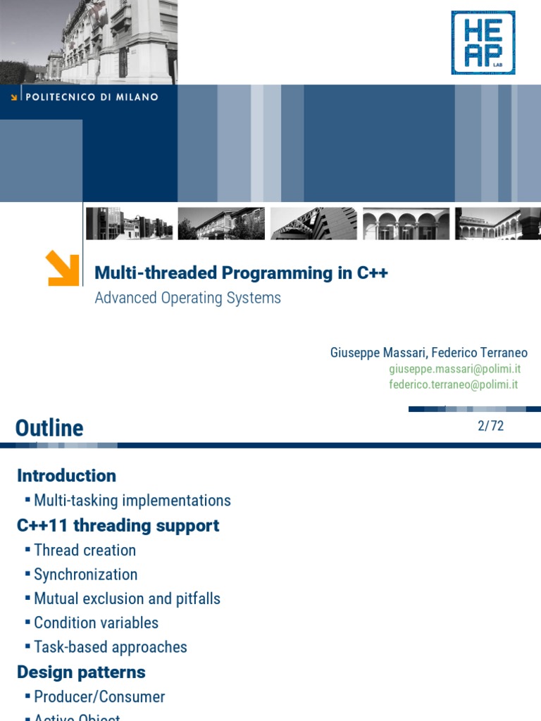 Aos l4 Multithreading CPP | PDF | Thread (Computing) | System Software