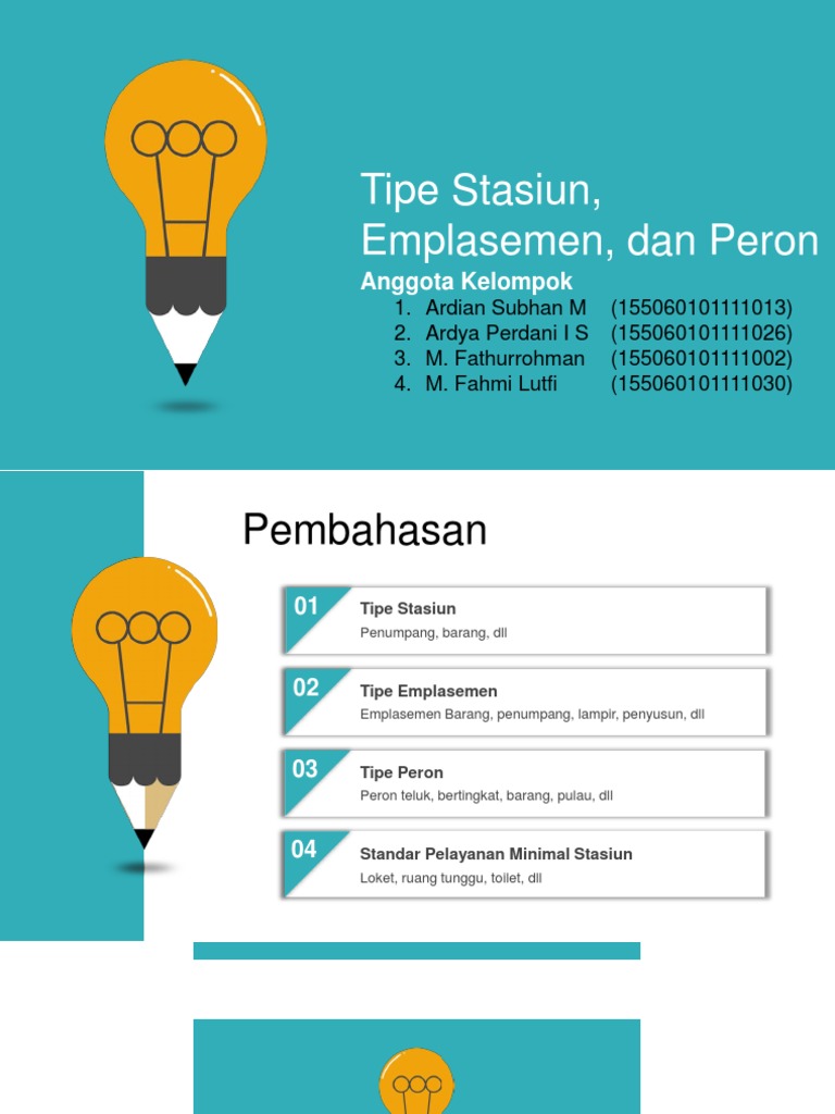 Stasiun, Emplasemen, Peron, Dan Standar Pelayanan Minimum Perkereta ...
