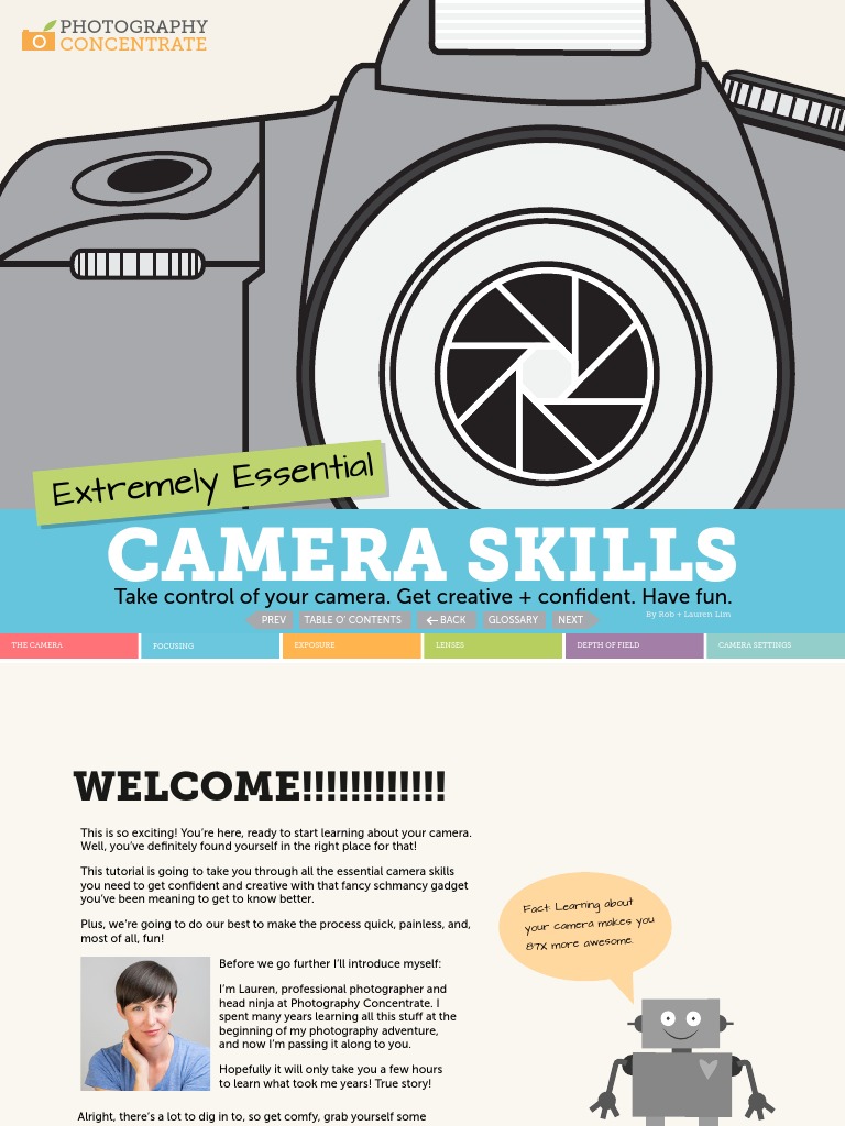 Extremely Essential Camera Skills | PDF | Camera | Exposure (Photography)