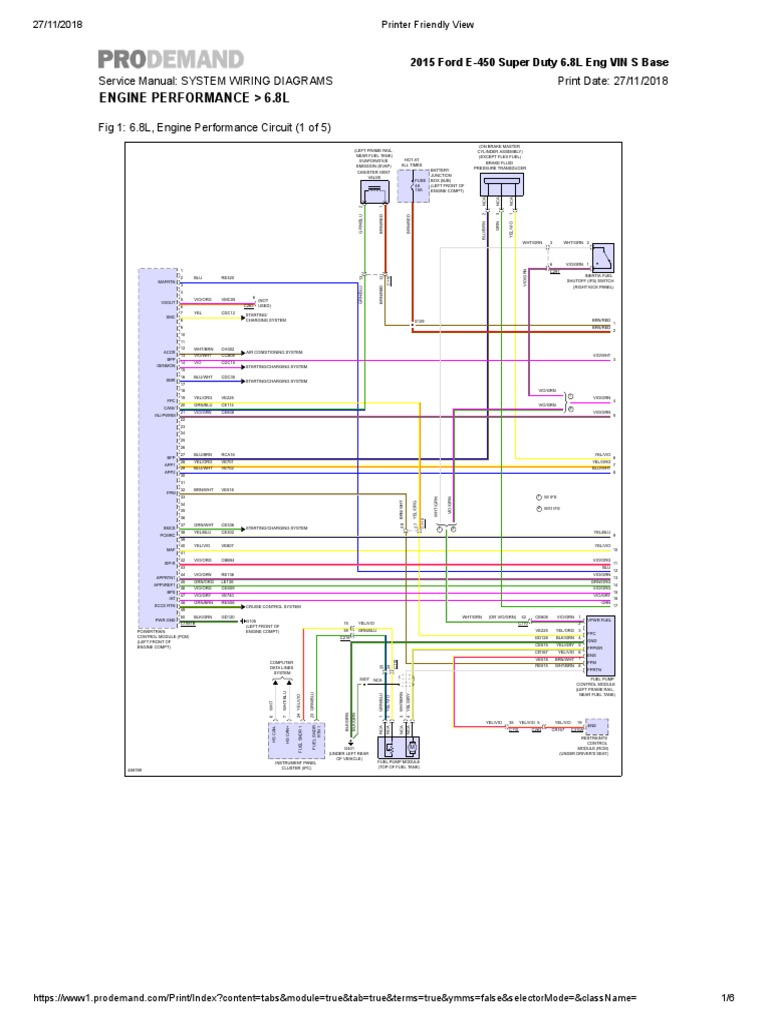 2016 Ford E-450 Wiring Diagrams | PDF | Wheeled Vehicles | Automotive ...