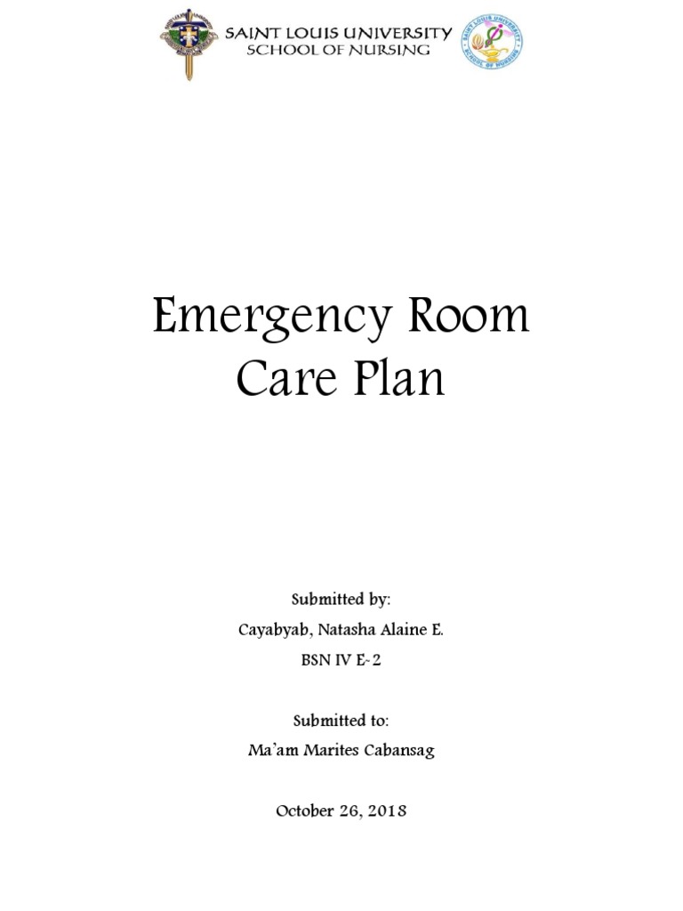 Emergency Room Care Plan | PDF | Fever | Thermoregulation