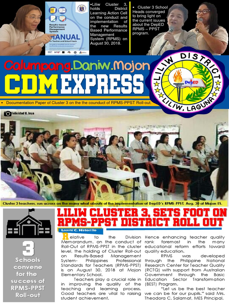 Accomplishment On RPMS-PPST2 | PDF | Teachers | Behavior Modification