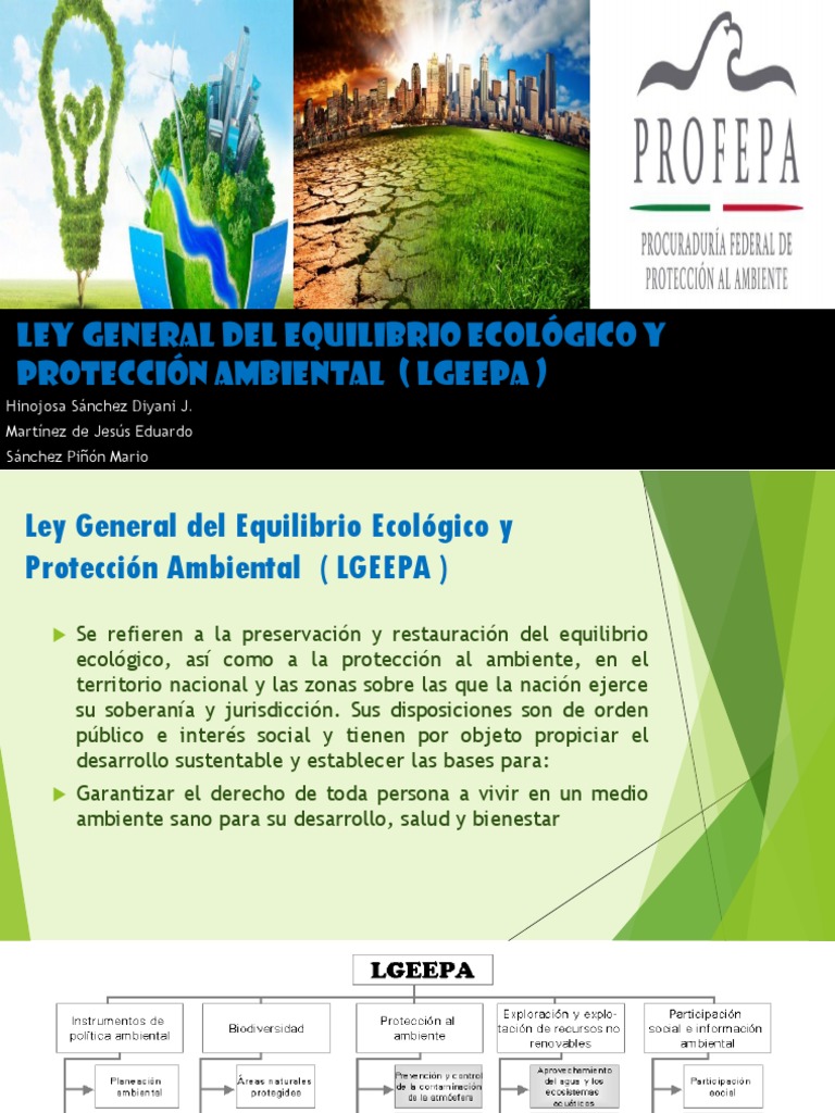 Lgeepa Ambiental | PDF | Federación | Movimiento conservacionista
