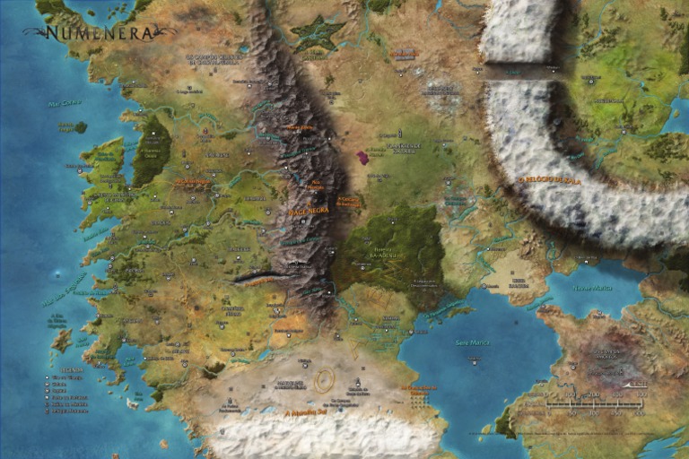 Poster Numenera (Mapa) PDF | PDF
