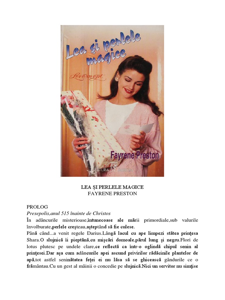 Fayrene Preston Lea Si Perlele Magice PDF | PDF