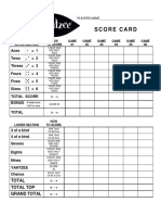 Quiz Bee Score Sheet Template | PDF