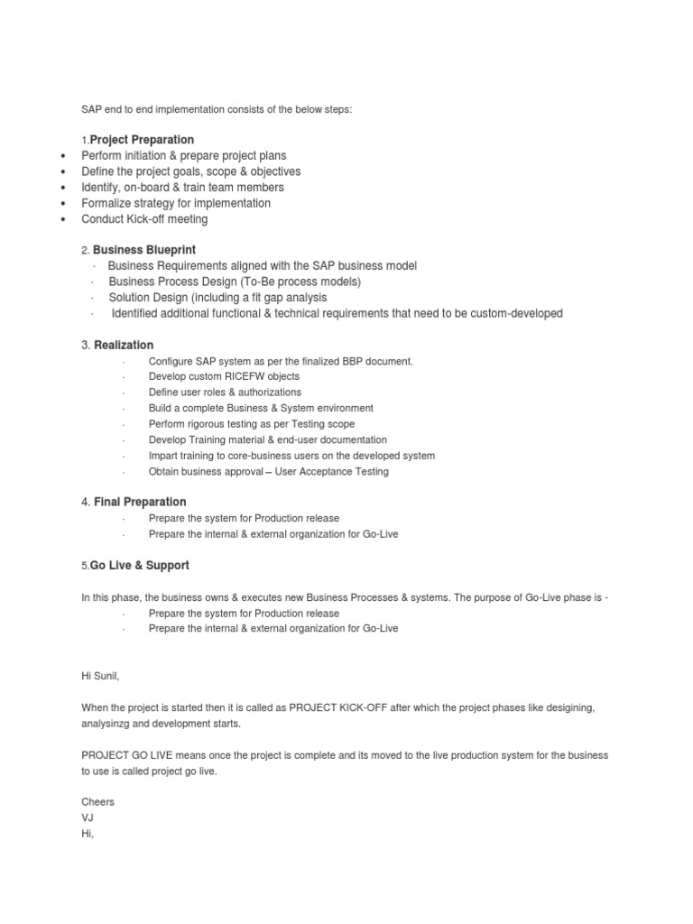 A Comprehensive Guide to Implementing SAP Business One from Start to ...