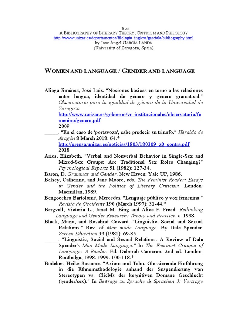 Nder &language | PDF | Feminism | Gender Studies