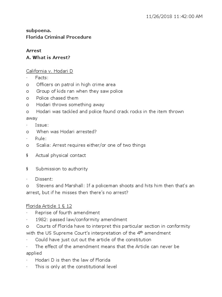 Florida Crim Pro | PDF | Plea | Bail