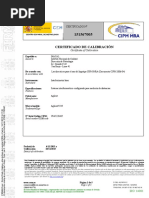 Carta De Trazabilidad Metrológica Pdf Calibración Metrología