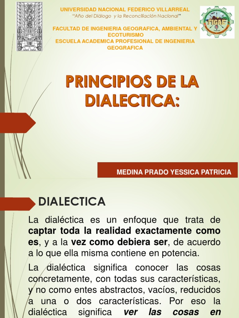 Principios de Dialectica | PDF | Dialéctico | Materialismo