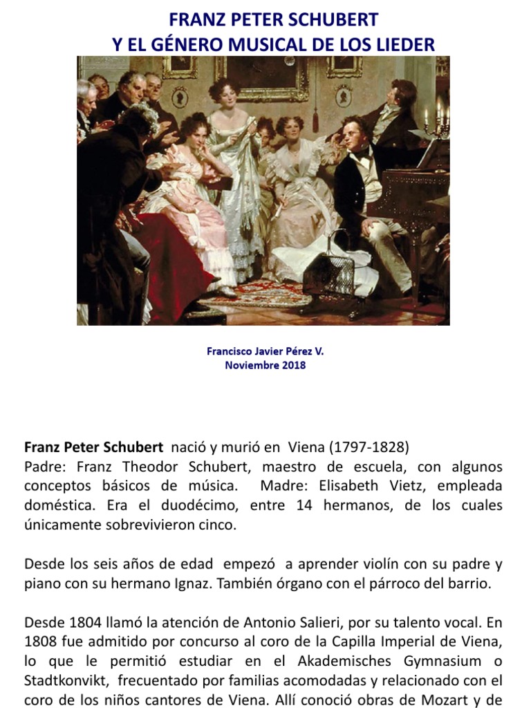 Schubert - Lieder - PDF | PDF | Franz Schubert | Música