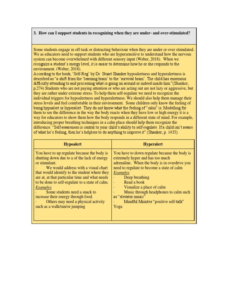 Self Regulation | PDF | Feeling | Self Awareness