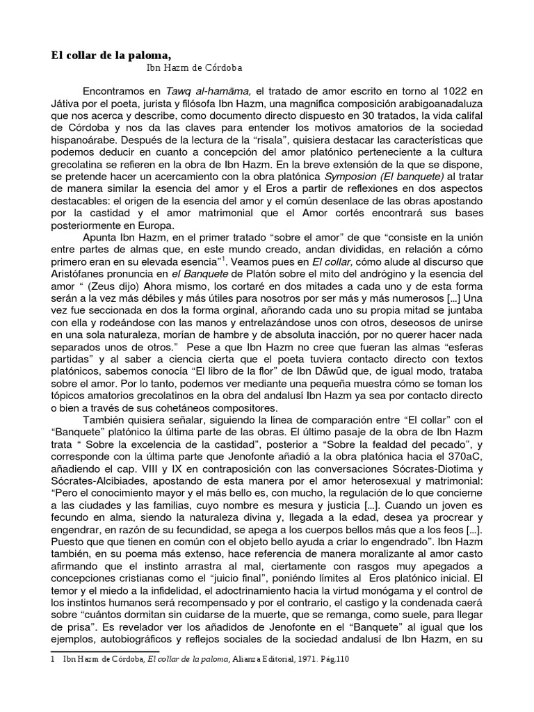 El Collar | PDF | Al Andalus | Amor